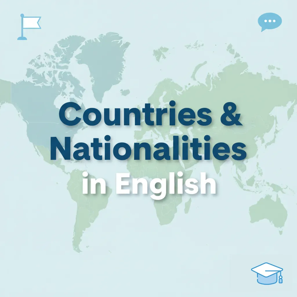 Countries and Nationalities in English - Hello English